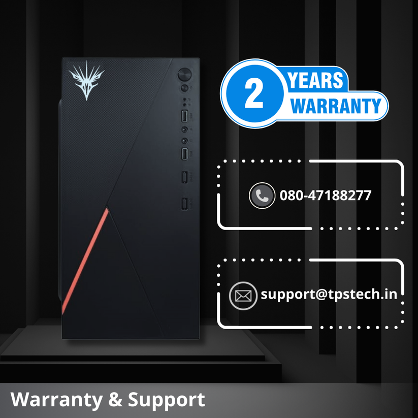 GOSHAWK Impact Intel Core i3 Desktop PC for Home Office - tpstech.in