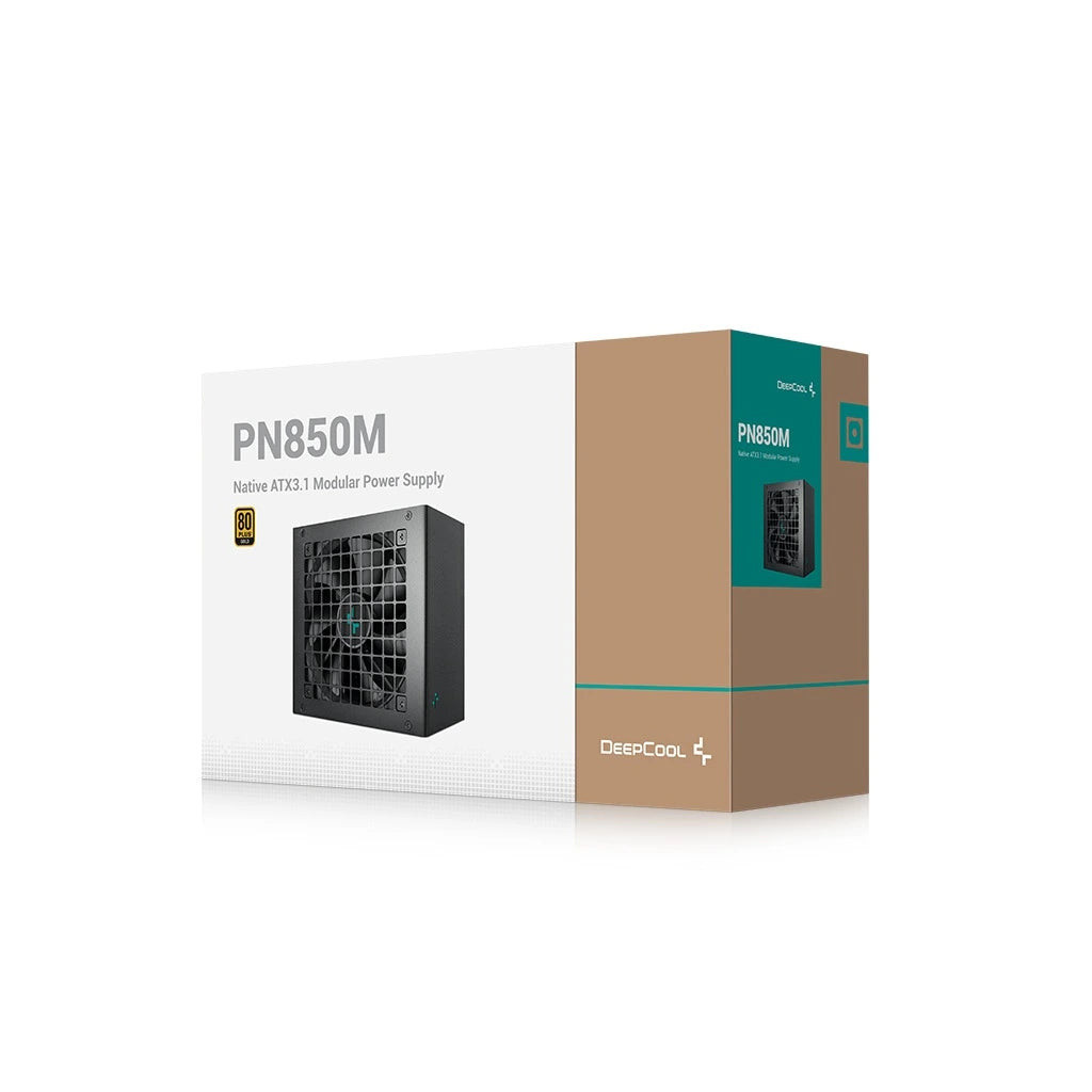 DeepCool PN850M 850W 80 Plus Gold ATX 3.1 Fully Modular Power Supply ...