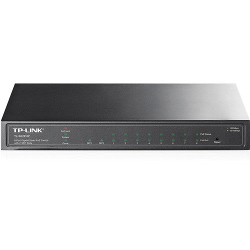 TP-Link TL-SG2210P 8 Port Gigabit Smart PoE+ Switch - tpstech.in