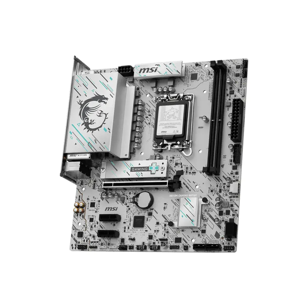 MSI H810M Gaming WiFi 6E Intel H810 LGA 1851 mATX DDR5 Motherboard ...