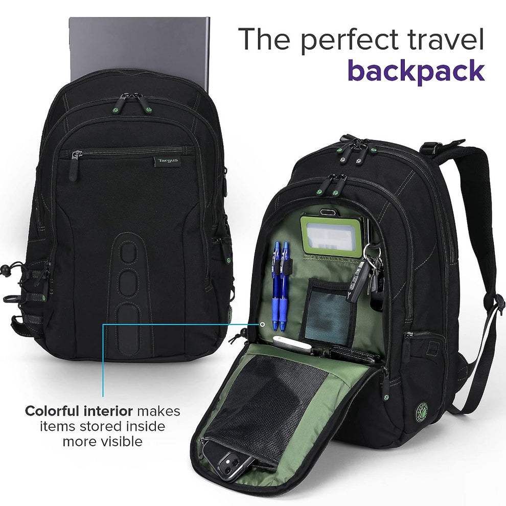Targus 39.62 cm (15.6") Spruce EcoSmart TBB013AP Backpack - tpstech.in