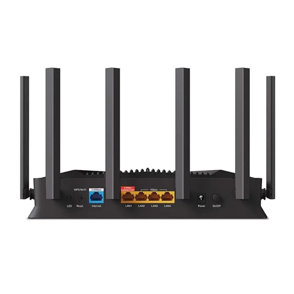 TP-Link Archer GE400 BE6500 Dual Band WiFi 7 Gaming Router with 6 Ante ...
