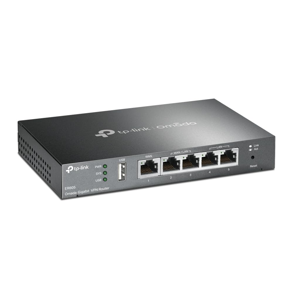 TP-Link Omada ER605 Gigabit VPN Multi-WAN Router Gateway - tpstech.in