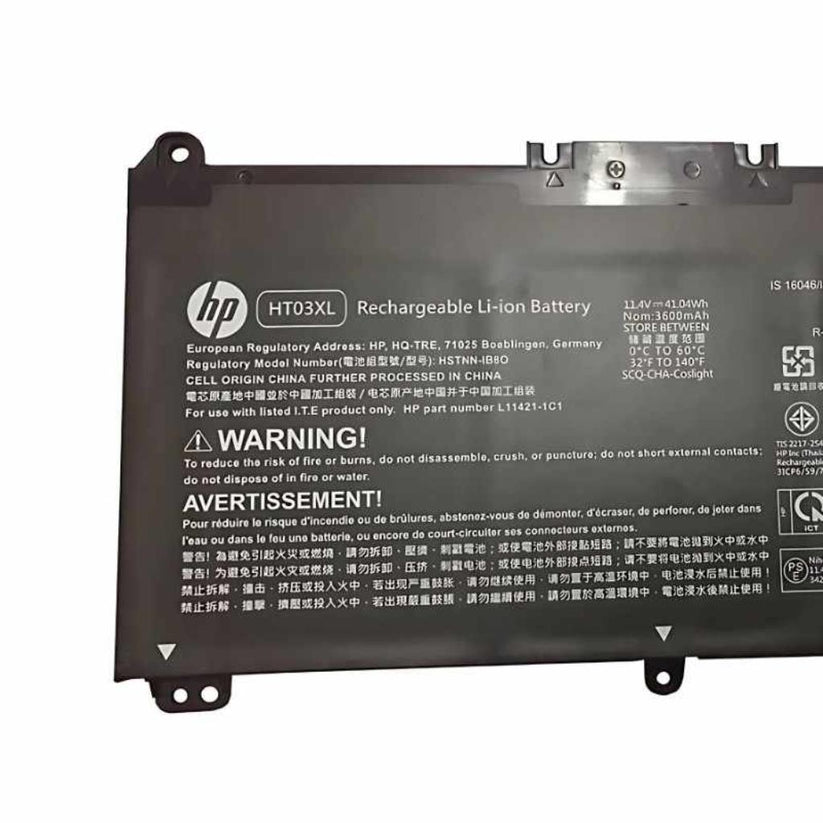 HP HT03XL Original OEM 3600mAh 11.4V 3Cell Laptop Battery - tpstech.in
