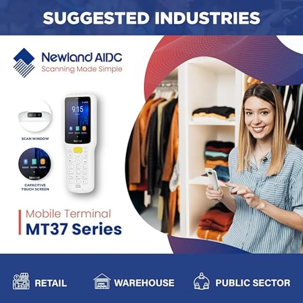 Newland NLS‑MT37‑7K Android Data Terminal with 2D Scanner & Wireless ...