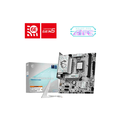 MSI H810M Gaming WiFi 6E Intel H810 LGA 1851 mATX DDR5 Motherboard ...
