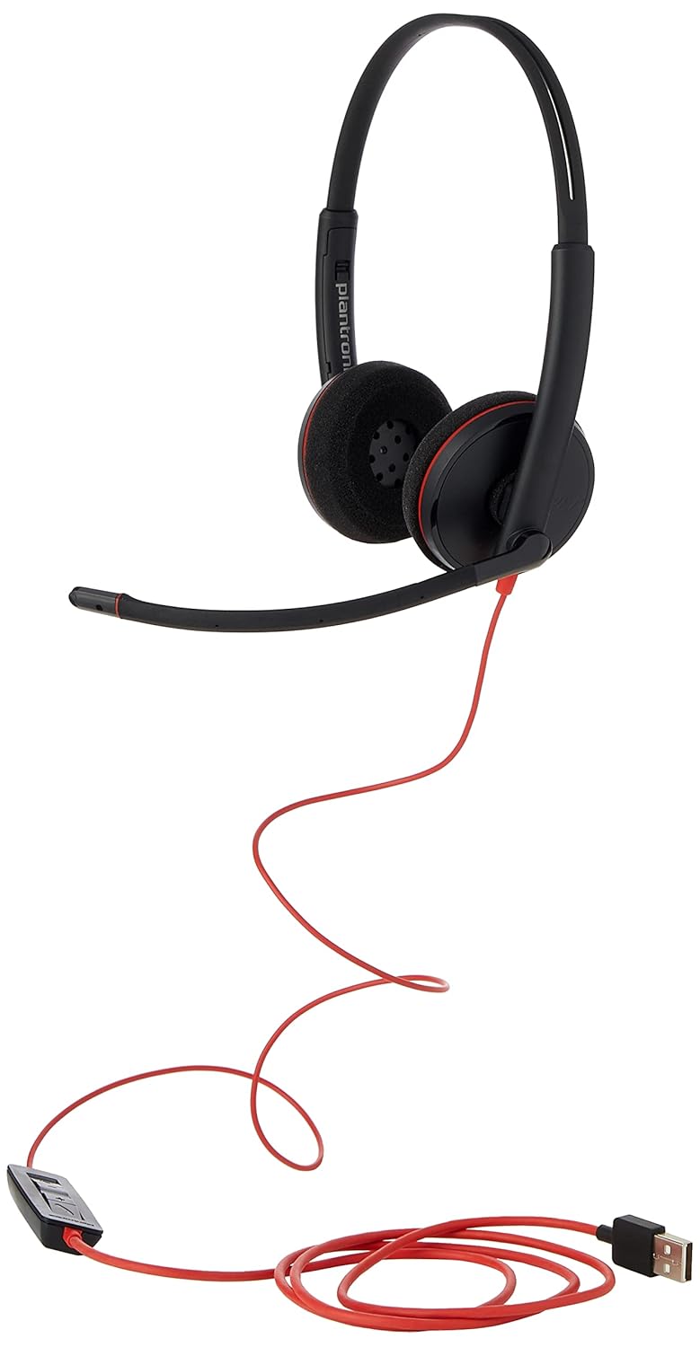 Plantronics Blackwire C3220 USB-A Stereo Headset with Mic - tpstech.in