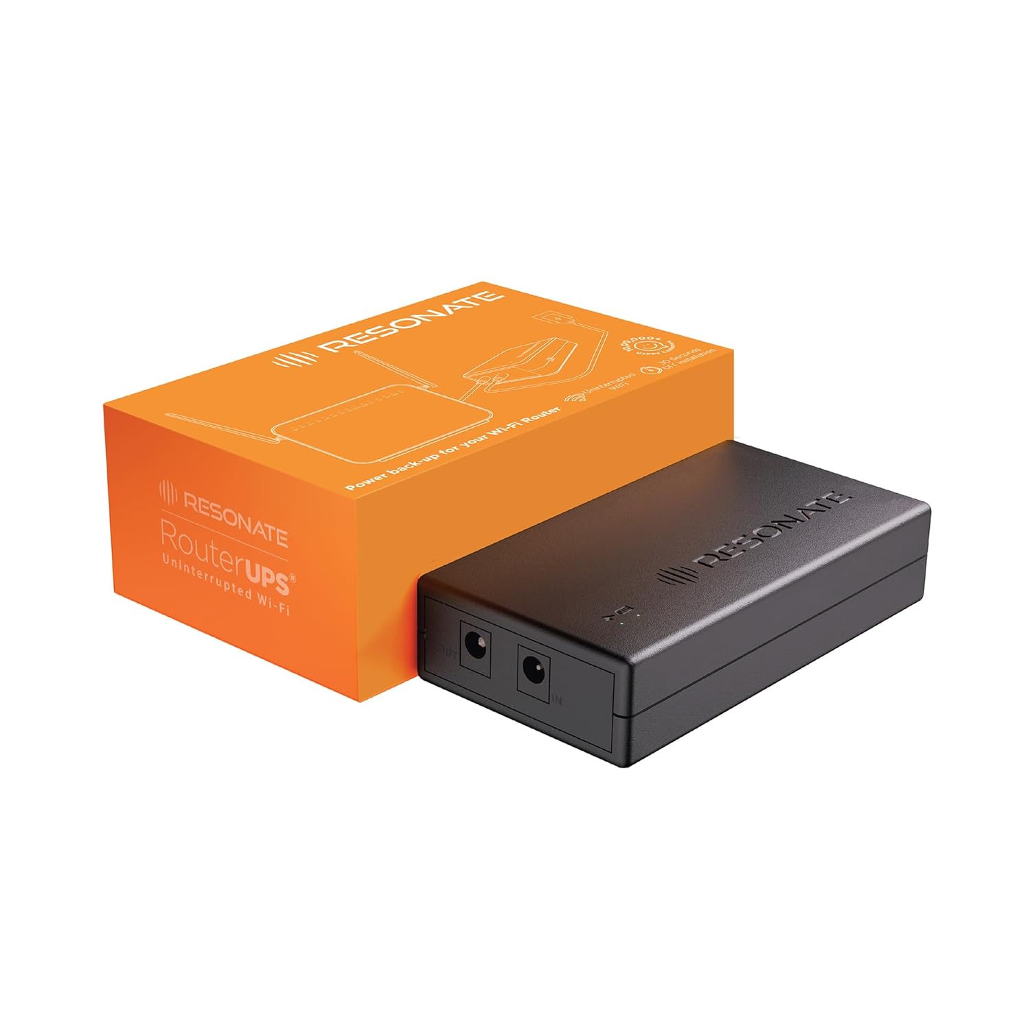 RESONATE CRU12V2A 7800mAh 12V2A Gen2 Mini Router UPS - tpstech.in