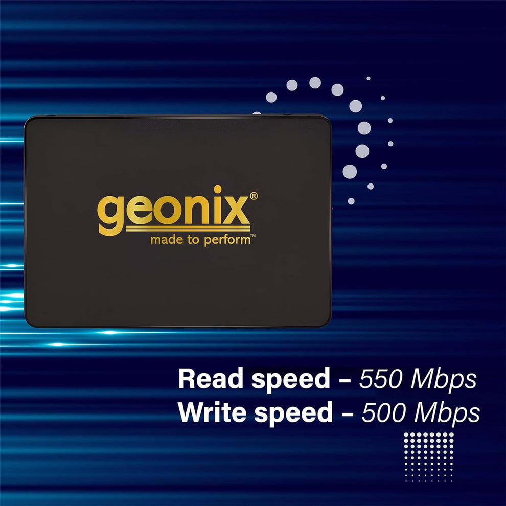 GEONIX SATA 2.5" 256GB Supersonic Gold Edition Internal SSD - tpstech.in