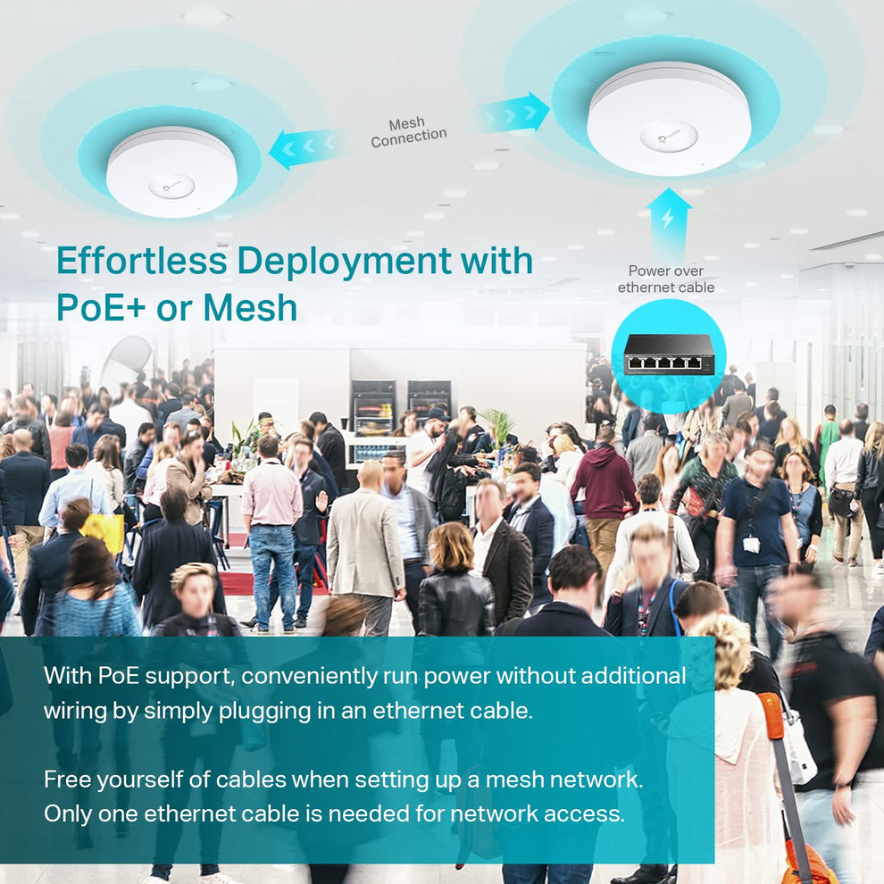 TP-Link EAP610 Indoor Ceiling Mount WiFi 6 Access Point - tpstech.in