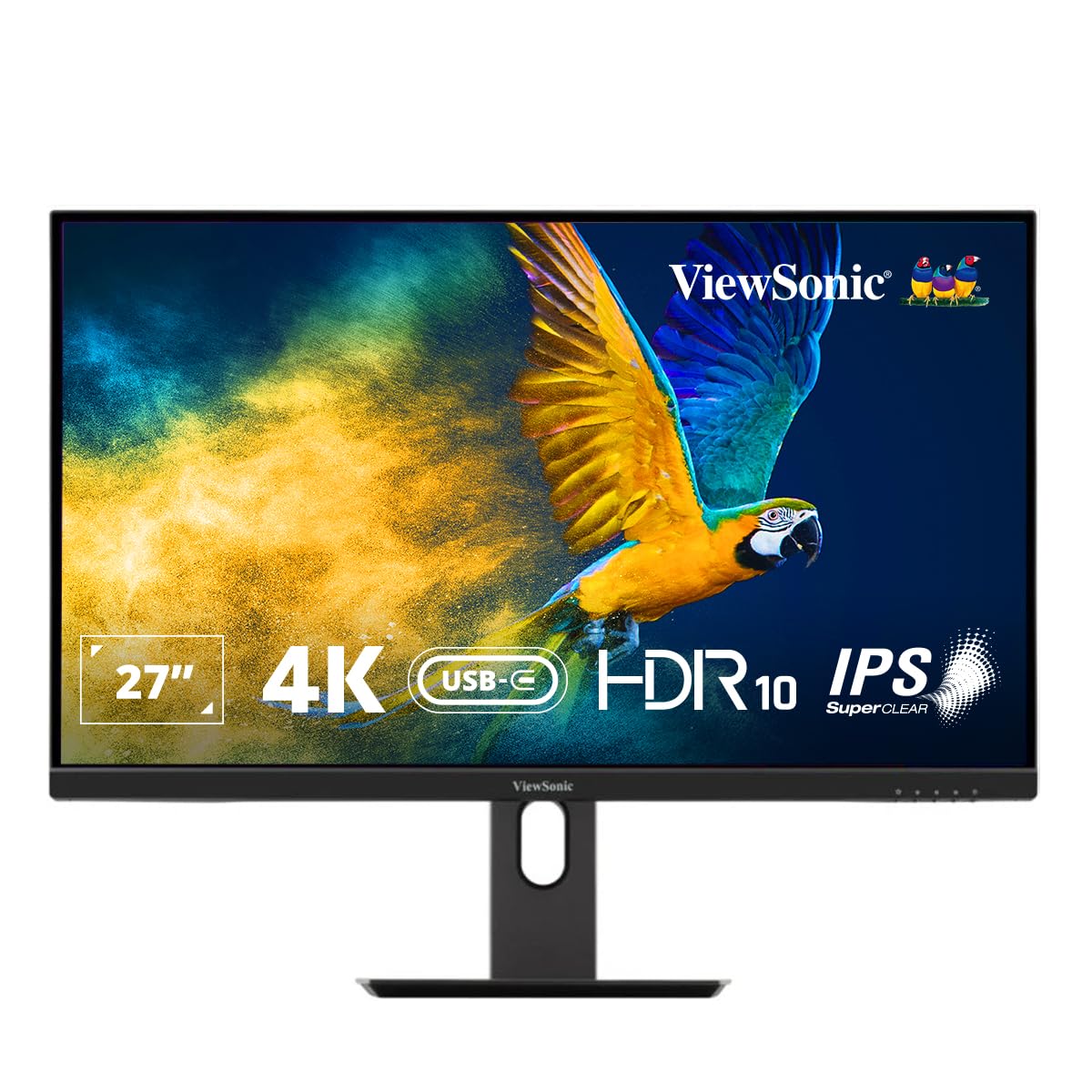 ViewSonic VX2762U-4K 27" 60Hz HDR10 4K UHD Type-C Monitor - tpstech.in