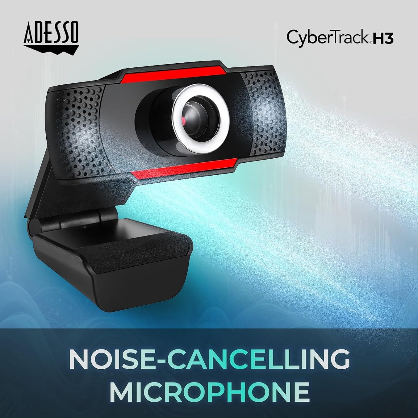 Adesso CyberTrack H3 Webcam for PC & Laptop - tpstech.in