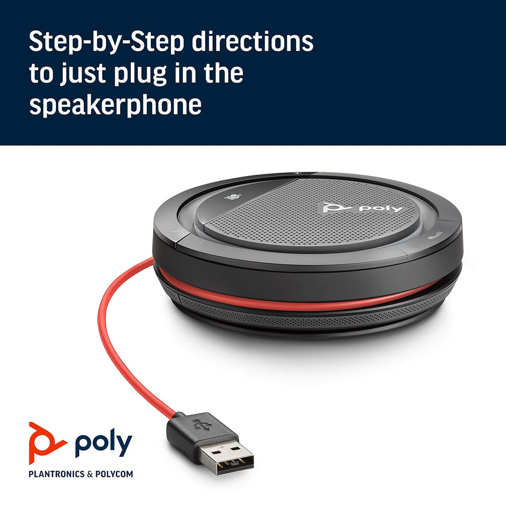 Poly Calisto P3200 USB-A Omnidirectional Wired Speaker - tpstech.in
