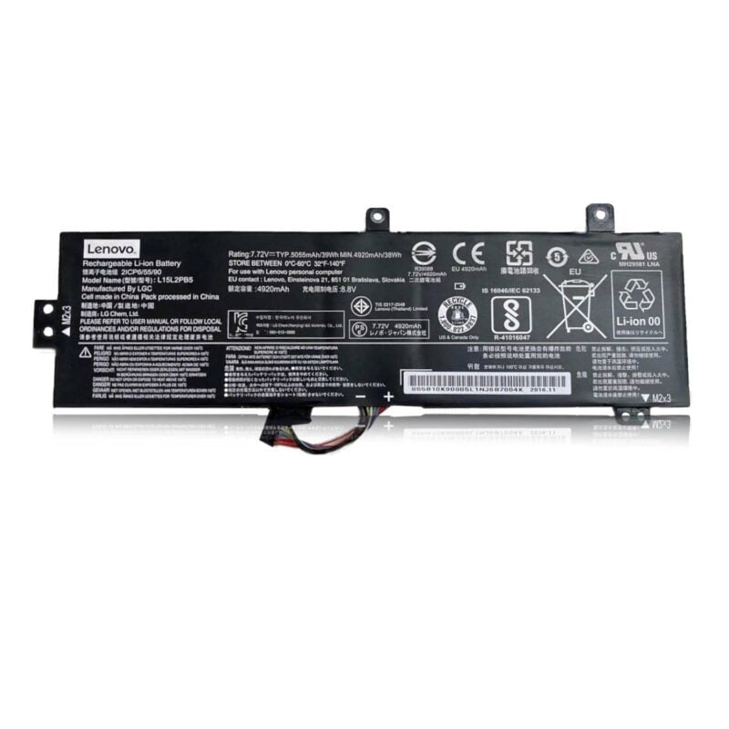Lenovo L15M2PB3 Original OEM 4000mAh 3Cell Laptop Battery - tpstech.in