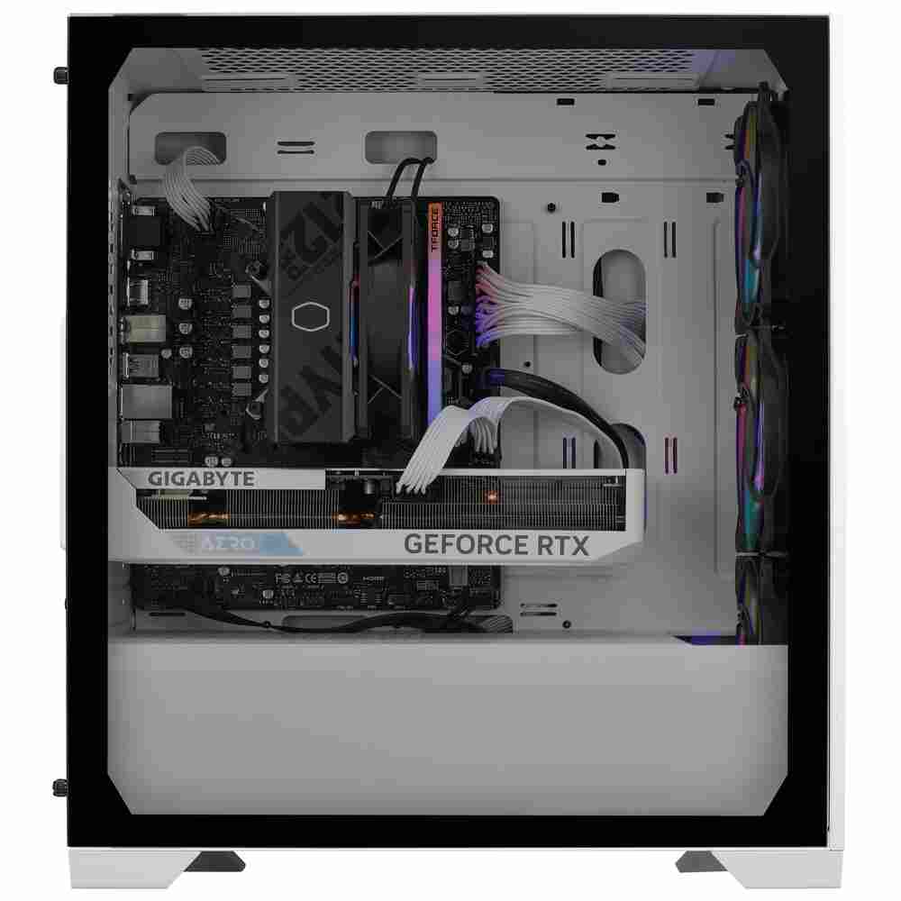 Cooler Master Elite 301 M-ATX Mini Tower Cabinet (White) - tpstech.in