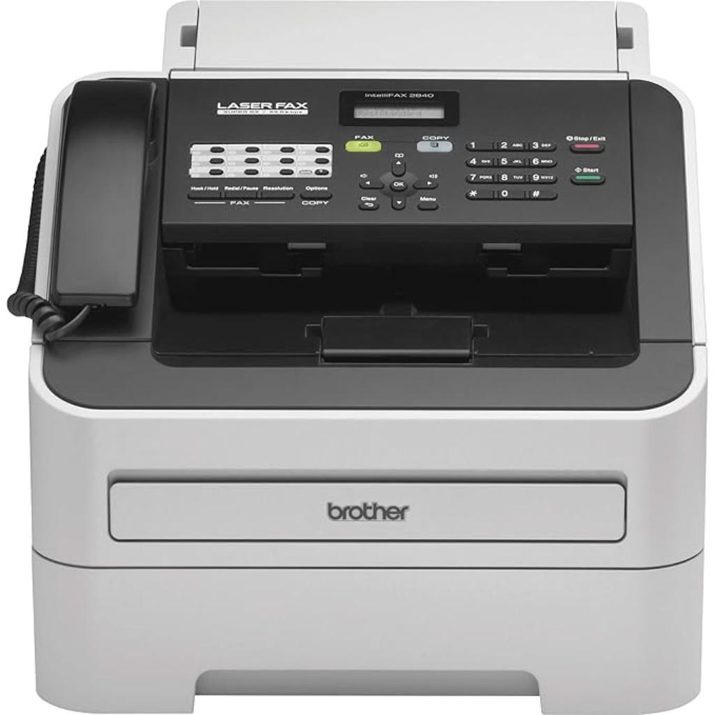 Brother FAX-2840 Monochrome Laser Fax Machine Print Copy – tpstech.in