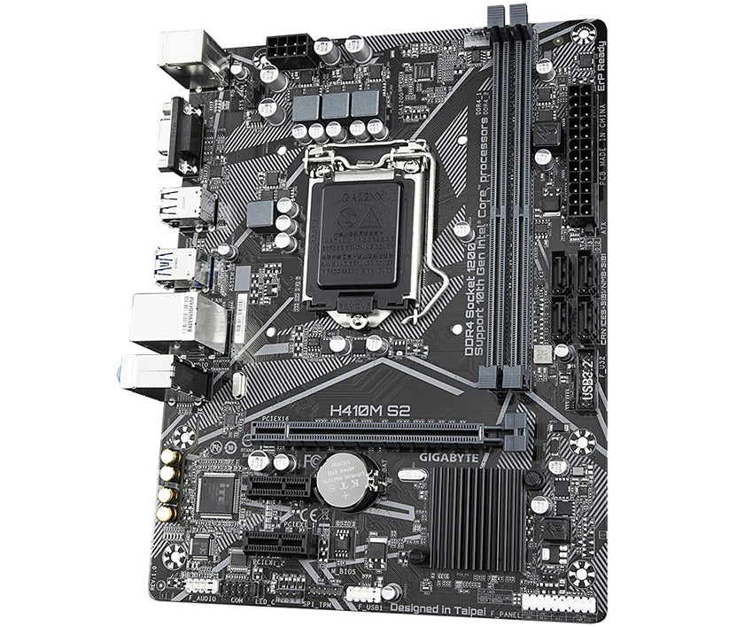 GIGABYTE H410M S2 Intel H410 LGA 1200 M-ATX Motherboard - tpstech.in