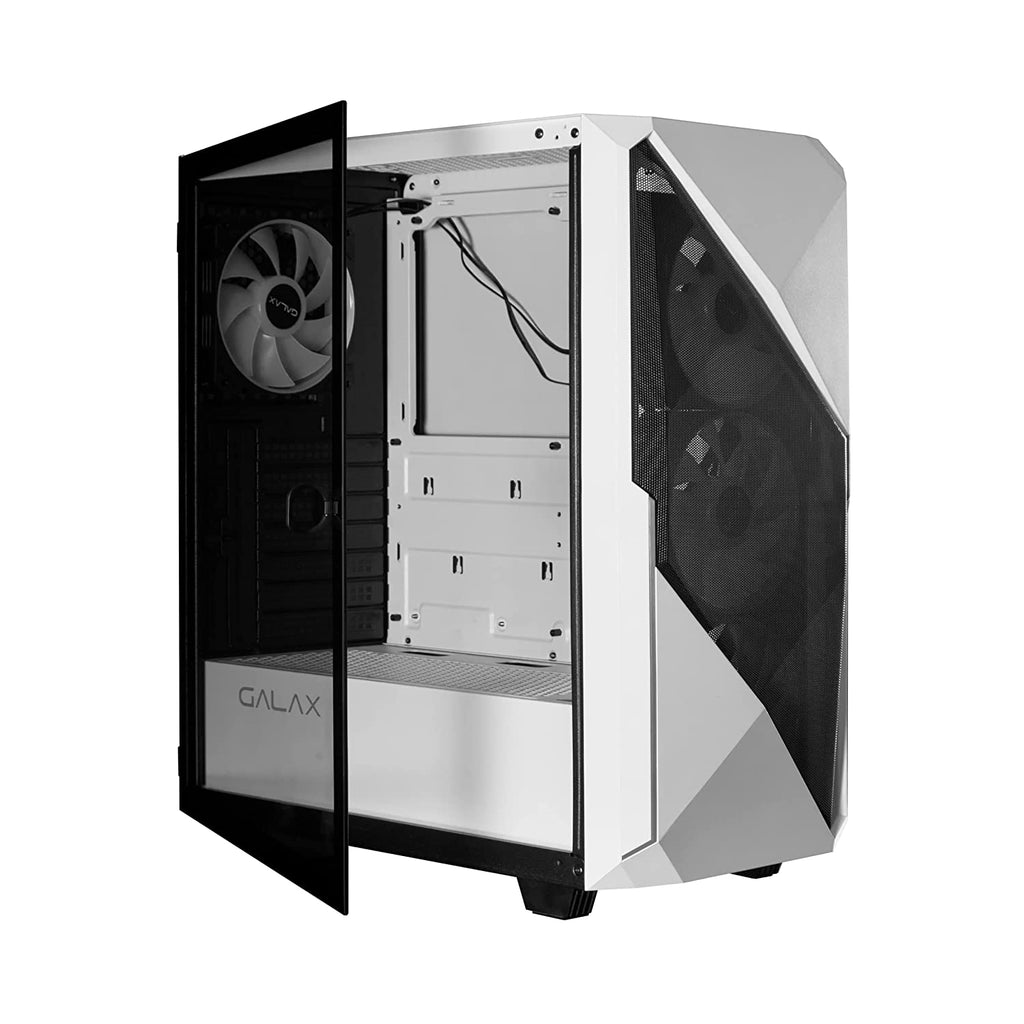 Galax Revolution REV-01 RGB Mid-Tower Cabinet White - tpstech.in