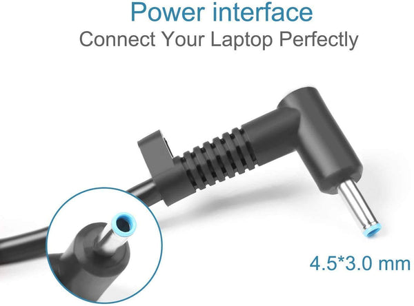 HP Original 65W 4.5mm Blue Pin Laptop Charger - tpstech.in