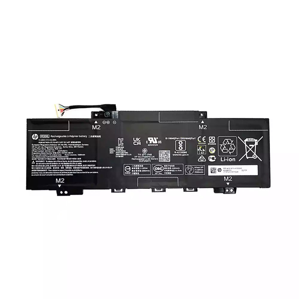HP PC03XL Original OEM 3750mAh 3 Cell Laptop Battery - tpstech.in