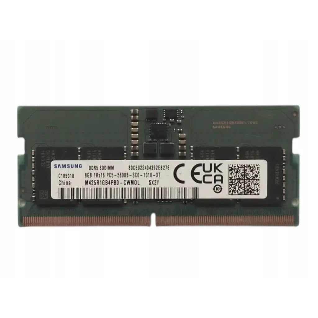 Samsung 8GB DDR5 RAM 5600MHz CL46 1Rx16 262 Pin SO-DIMM Laptop Memory ...