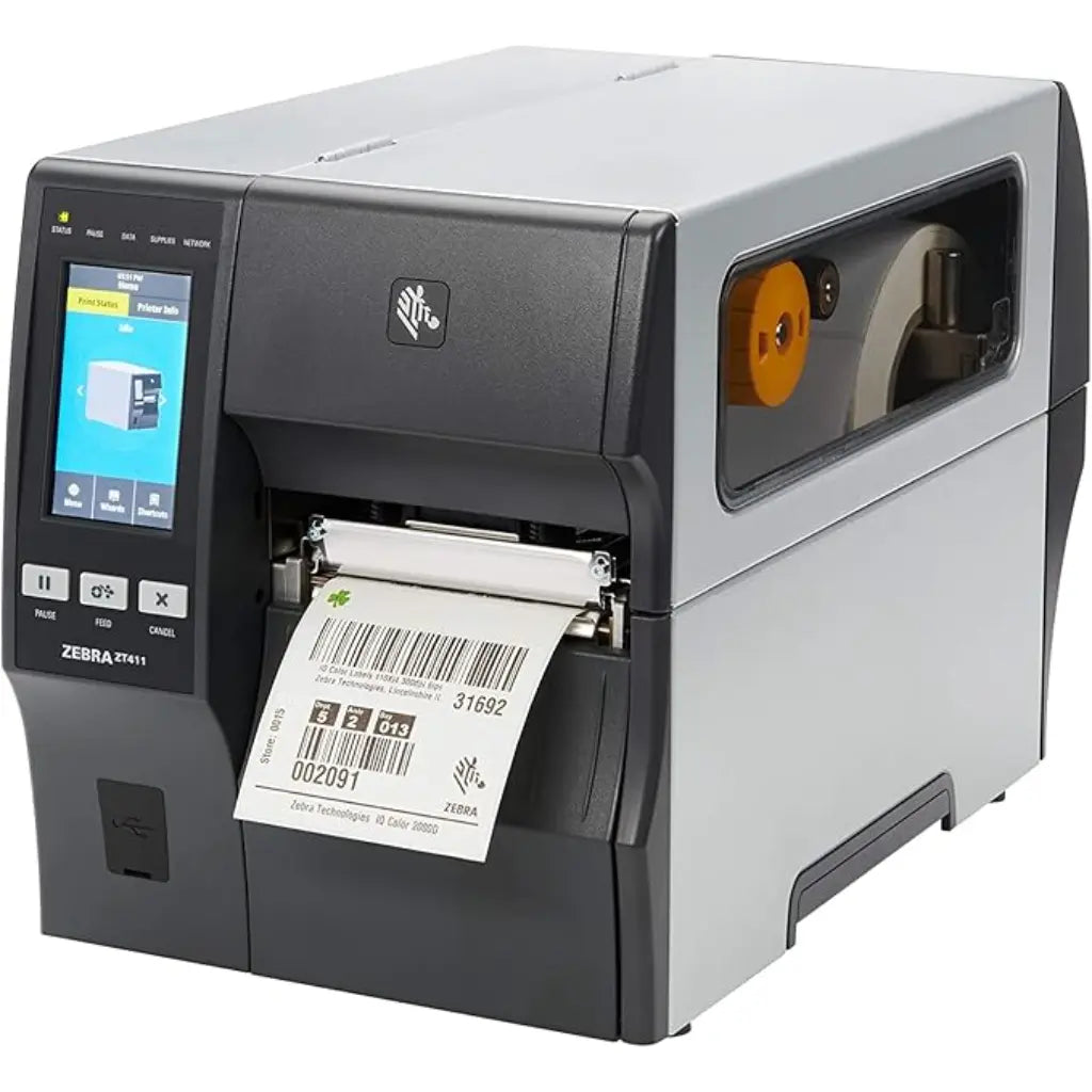 Zebra ZT411 Industrial Thermal Transfer Barcode Label Printer - tpstech.in