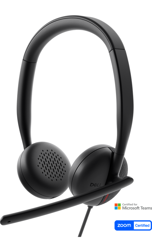 Dell WH3024 Wired AI-Based ANC Headset with Microphone - tpstech.in