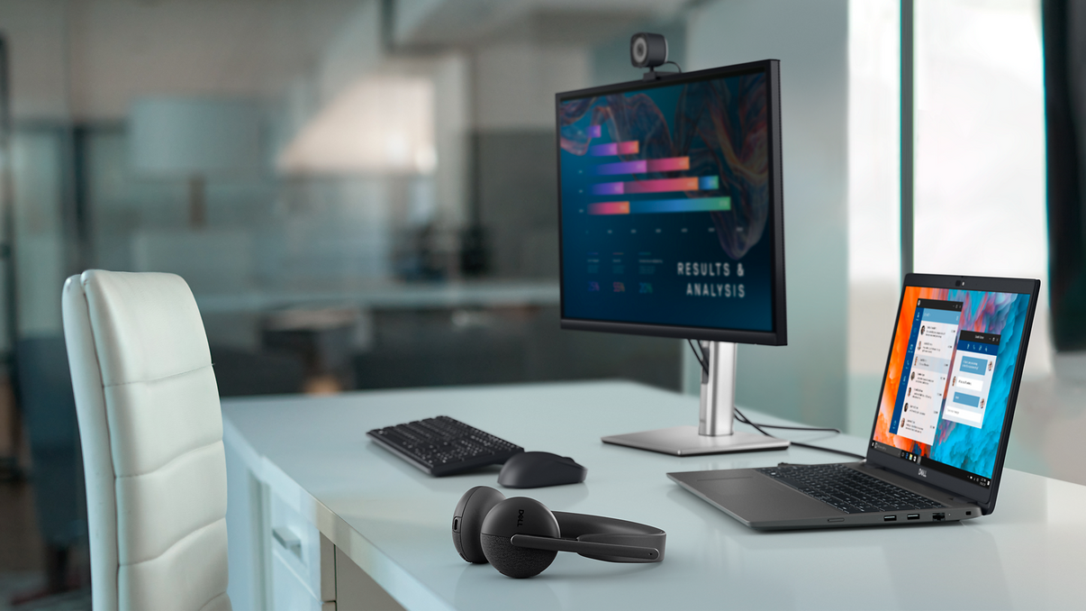 Dell WL3024 Wireless AI Based ANC Headset with Microphone - tpstech.in