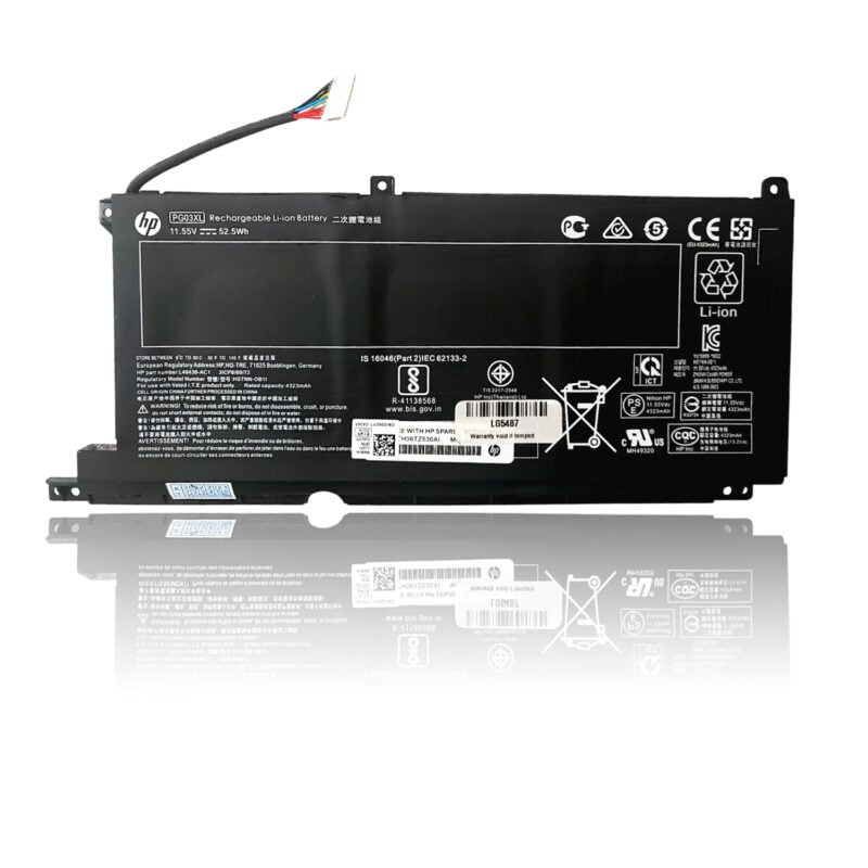 HP PG03XL Original OEM 4323mAh 11.55V 3Cell Laptop Battery- tpstech.in