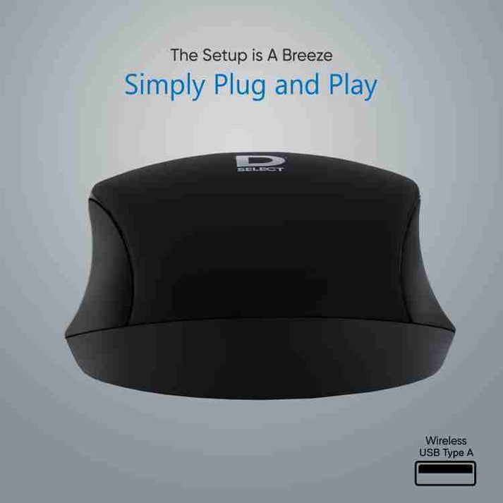 Dell Exclusive D SELECT DS320 1200DPI USB Wireless Mouse - tpstech.in