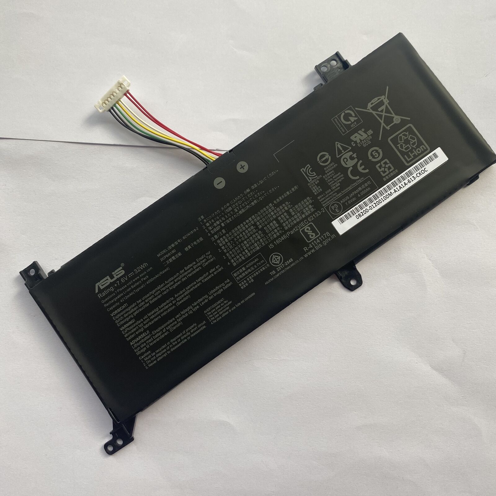 Shop ASUS OEM Original Laptop Batteries - tpstech.in