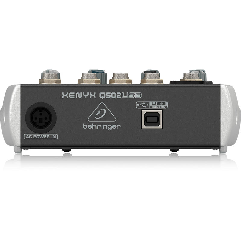 Behringer Xenyx Q502USB USB 5-Input Analog Sound Mixer with USB Interface