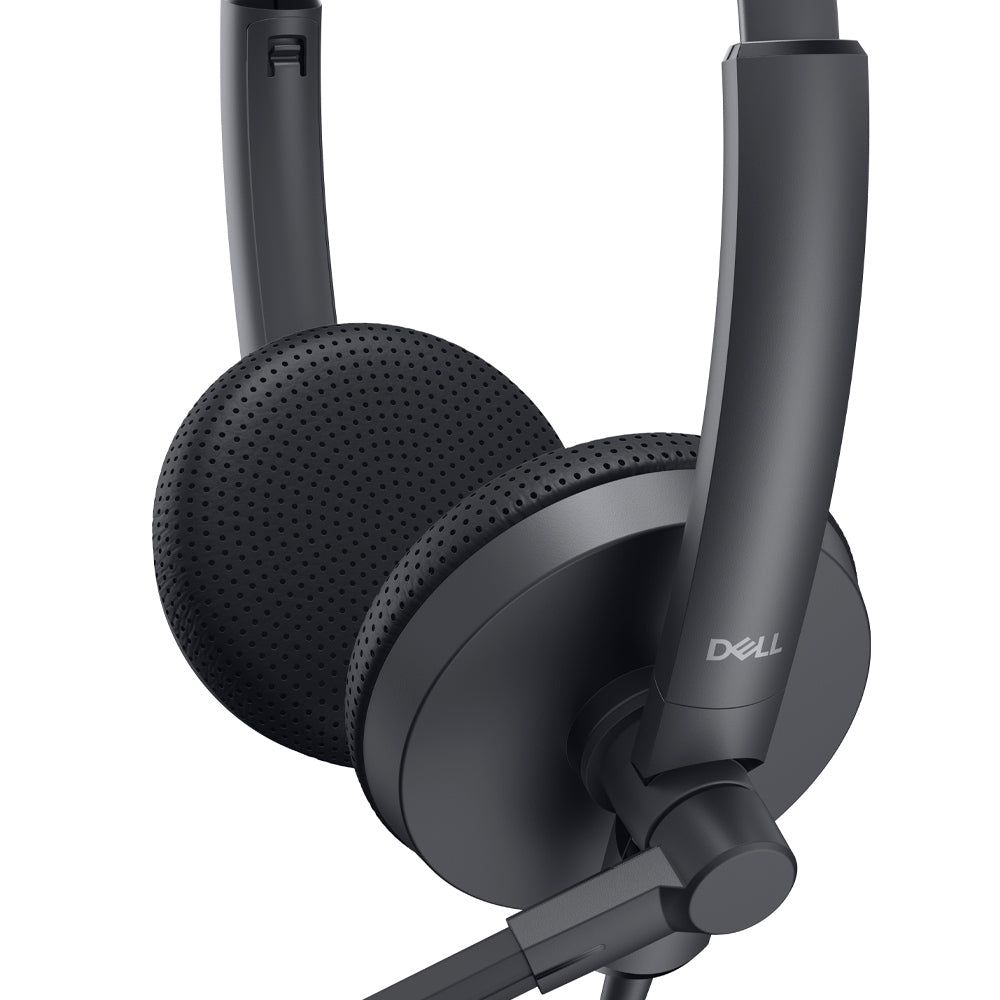 DELL WH1022 Stereo Wired On-Ear ANC Headset with Boom Mic - tpstech.in