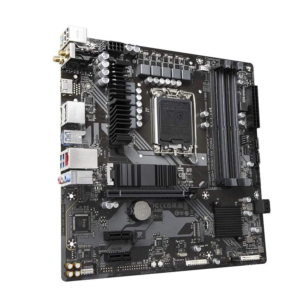 GIGABYTE B760M DS3H AX Intel B760 Micro-ATX Motherboard - tpstech.in