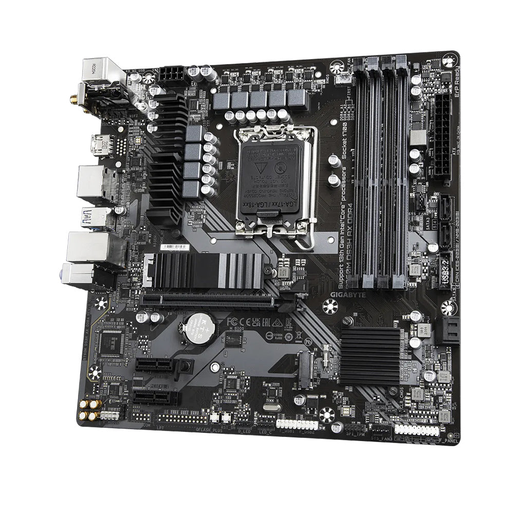 GIGABYTE B760M DS3H AX Intel B760 Micro-ATX Motherboard - tpstech.in