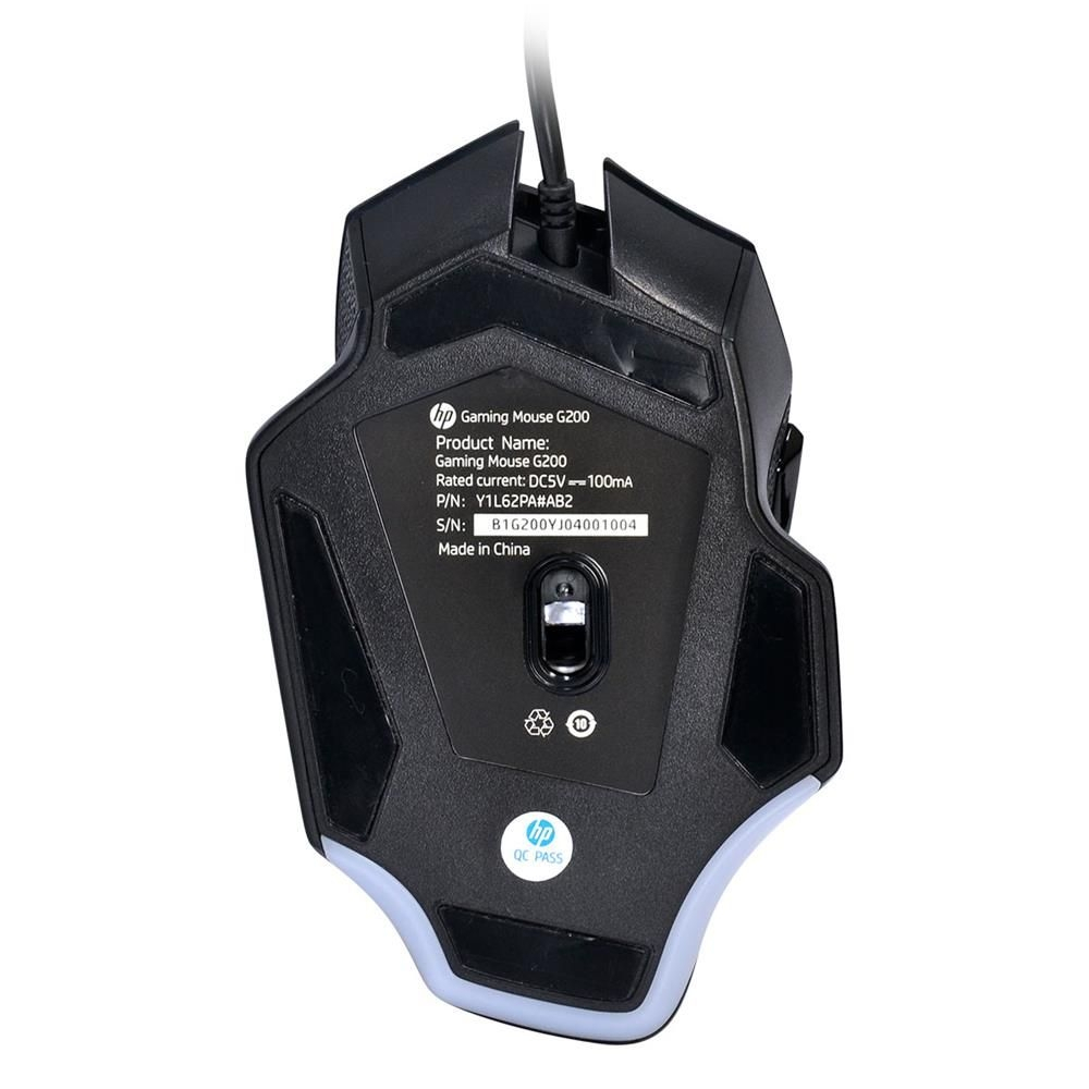 HP G200 Wired Optical RGB Gaming Mouse DPI up to 4000 | Tpstech.in ...