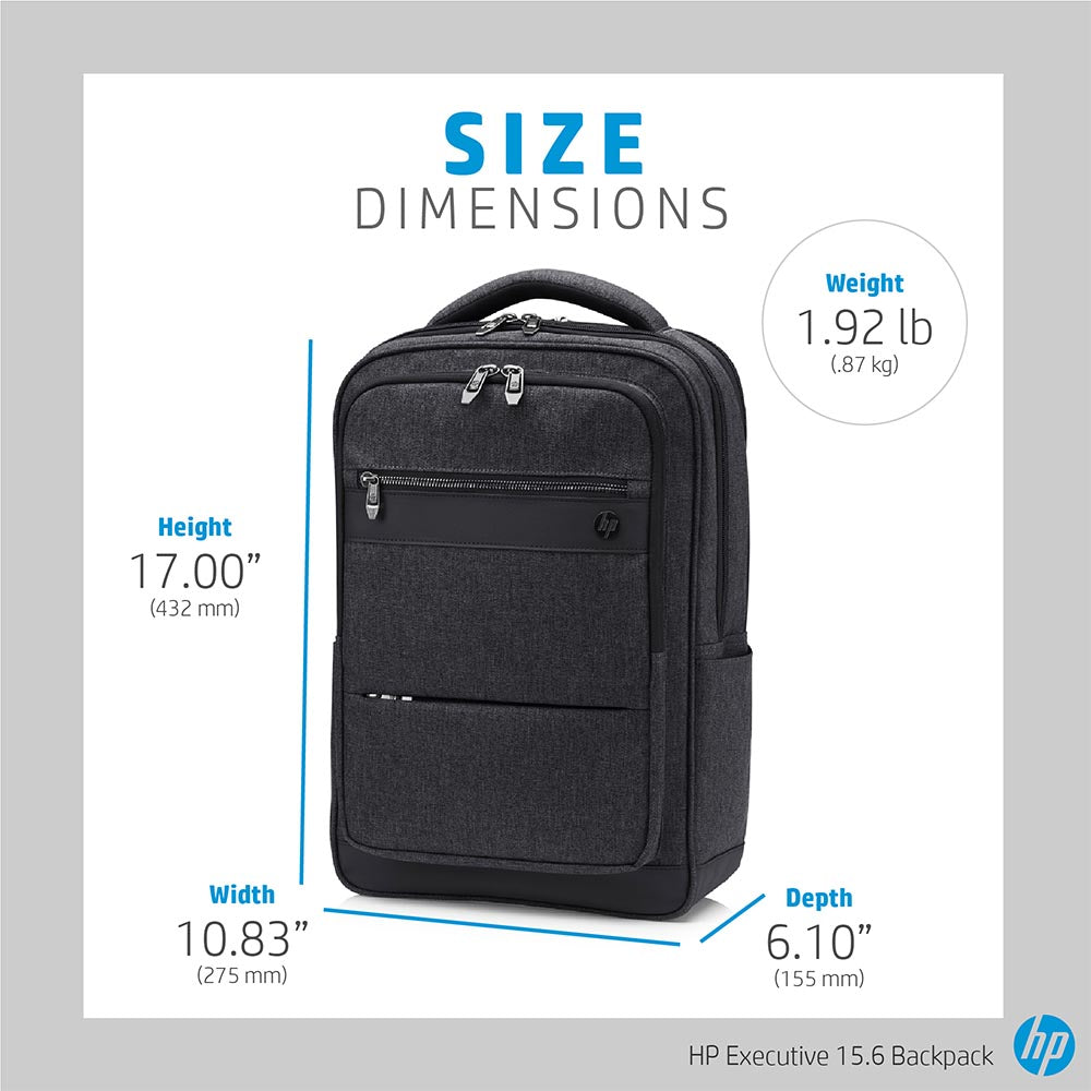 HP 6KD07AA Executive 15.6-Inch Laptop Backpack Online - TPSTech ...