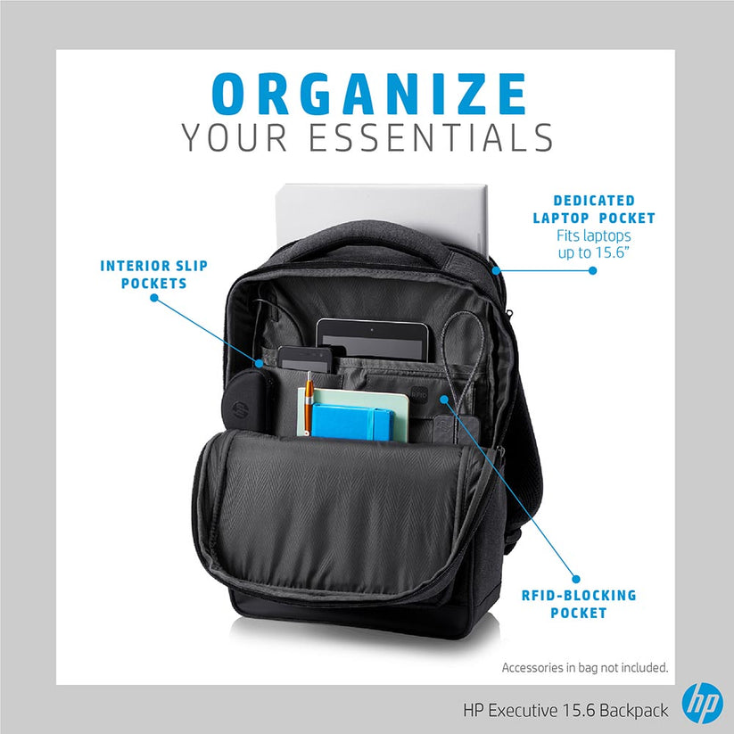 HP 6KD07AA Executive 15.6-Inch Laptop Backpack Online - TPSTech ...