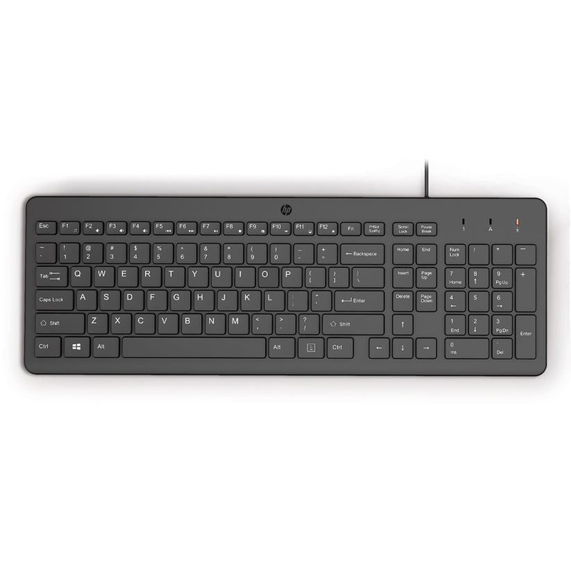 HP 150 Wired Full-Size Keyboard 664R5AA - tpstech.in