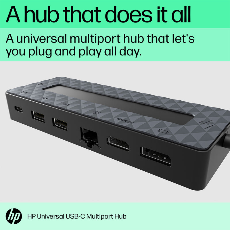 HP 50H55AA Universal USB-C Multiport Hub - tpstech.in