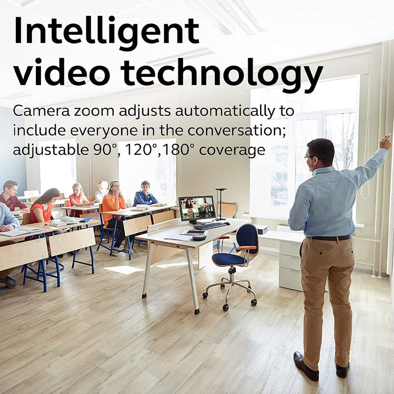 Jabra PanaCast Intelligent 180° Panoramic-4K Plug & Play Video Camera