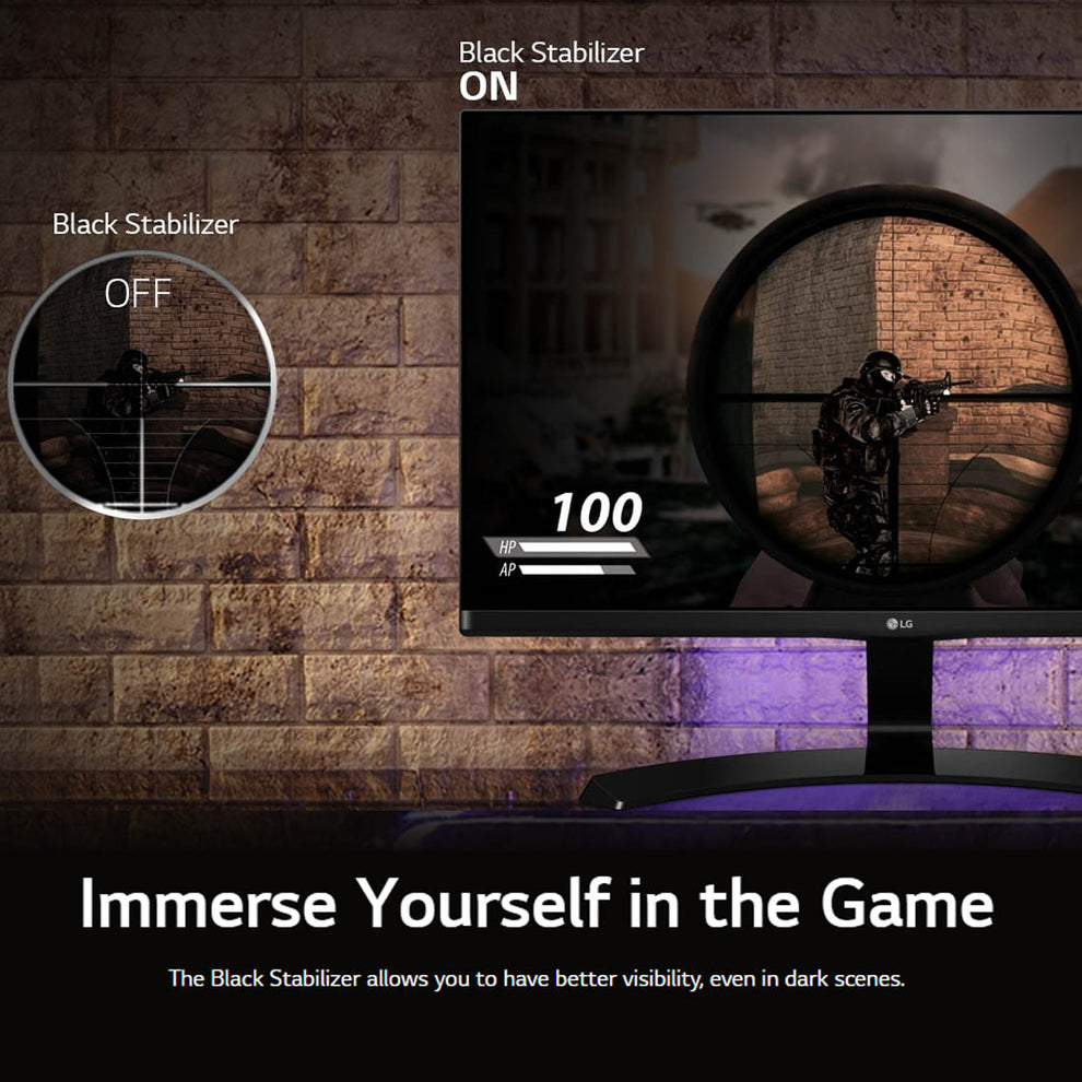 LG 22MP68VQ 22-inch Full-HD IPS Monitor- tpstech.in