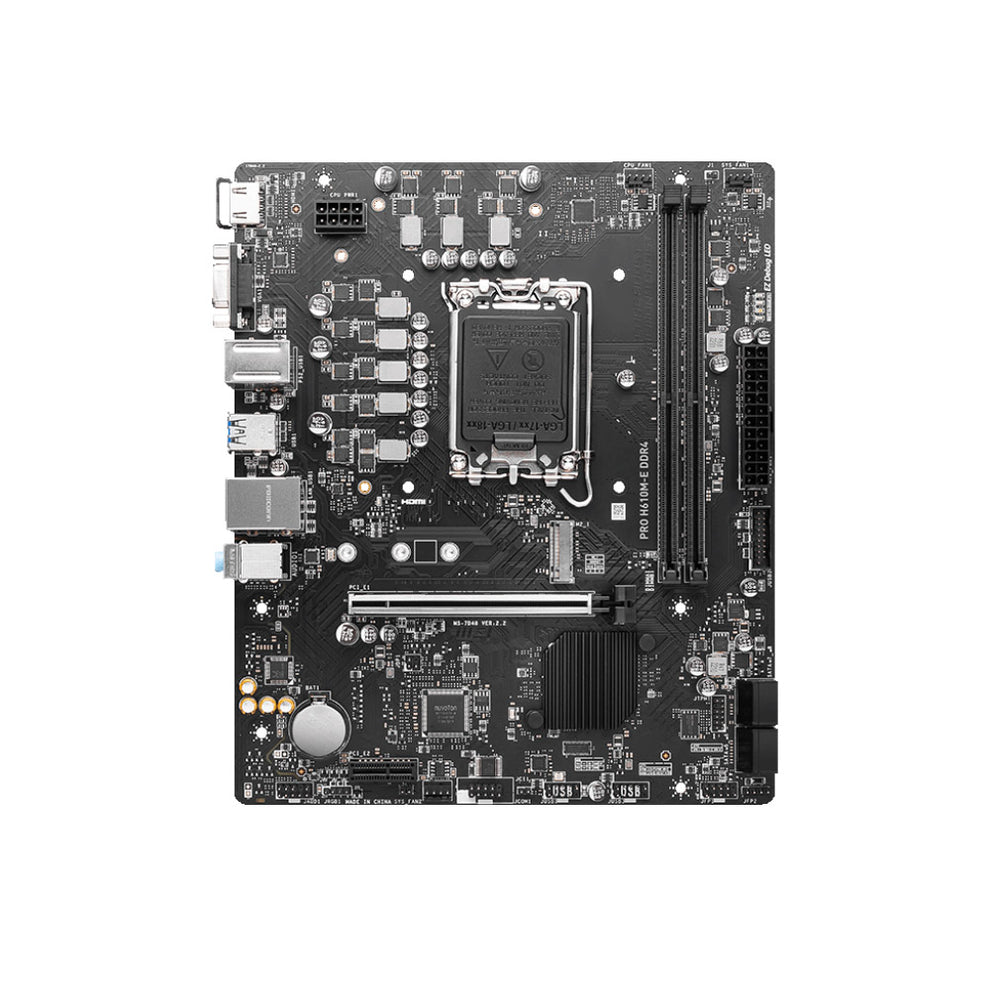 MSI PRO H610M-E DDR4 Intel H610 Micro-ATX Motherboard - tpstech.in