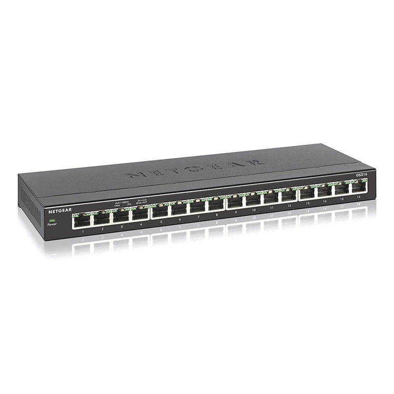 Buy NETGEAR GS316 16-Port Gigabit Ethernet Network Hub - TPSTech