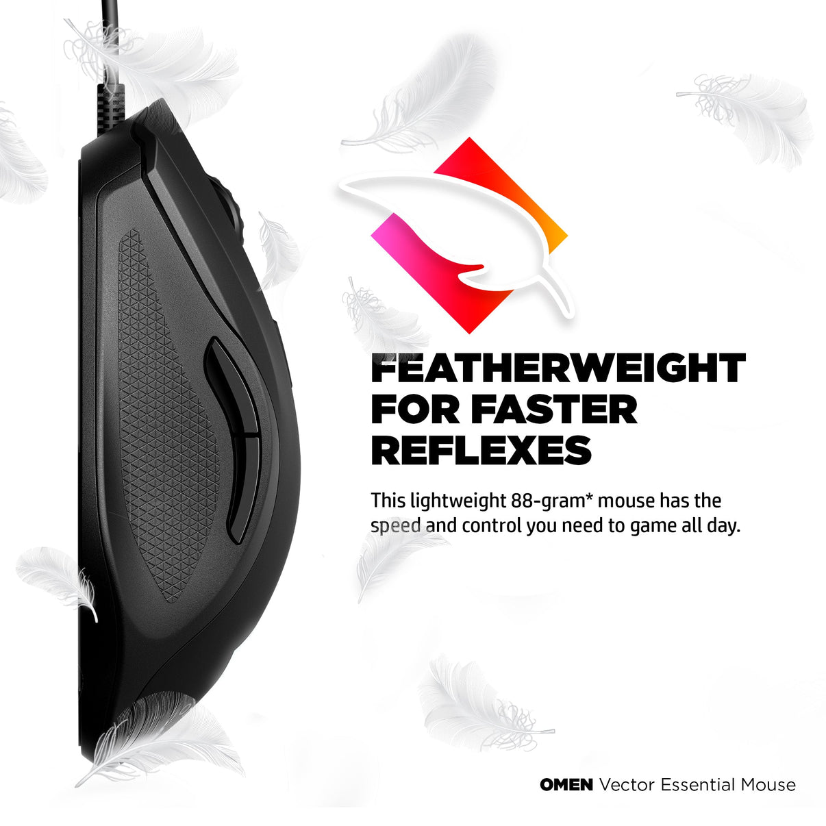 OMEN Vector Essential RGB Gaming Wired Mouse - tpstech.in